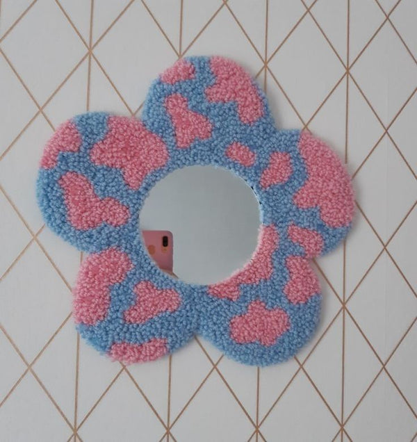 Flower Party: Make The Cutest Punch Needle Portable Mirror & have fun ...